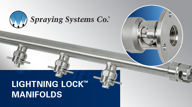 Lightning Lock Manifolds, B808 | 斯普瑞喷雾喷嘴喷枪喷淋杆